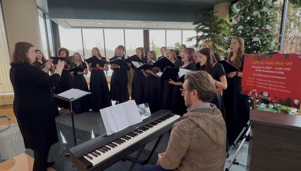 Local School Choirs Bring Christmas Cheer to UPMC Northwest | Northwest ...